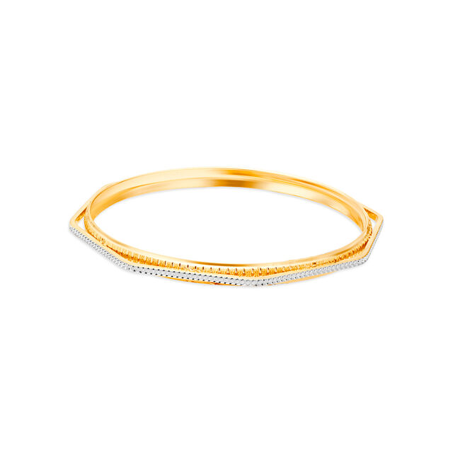 Octagonal Gold Bangles