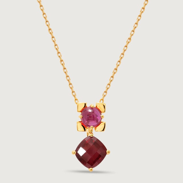 ruby necklace tanishq