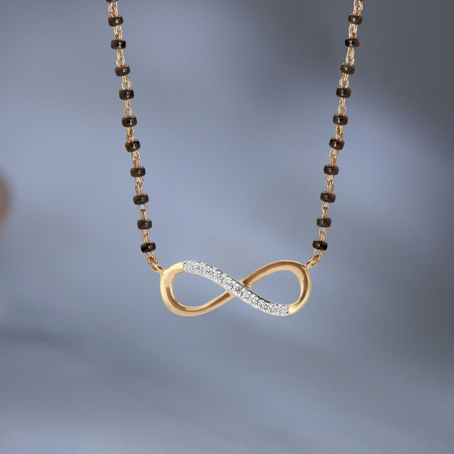 infinity design mangalsutra