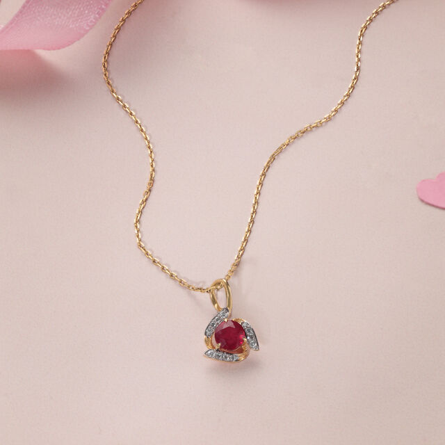 tanishq ruby necklace