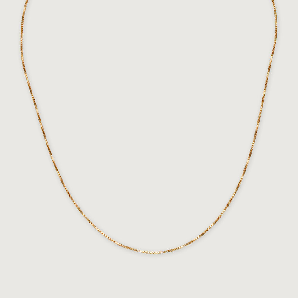 Buy Sleek 14KT Yellow Gold Chain Online Mia by Tanishq
