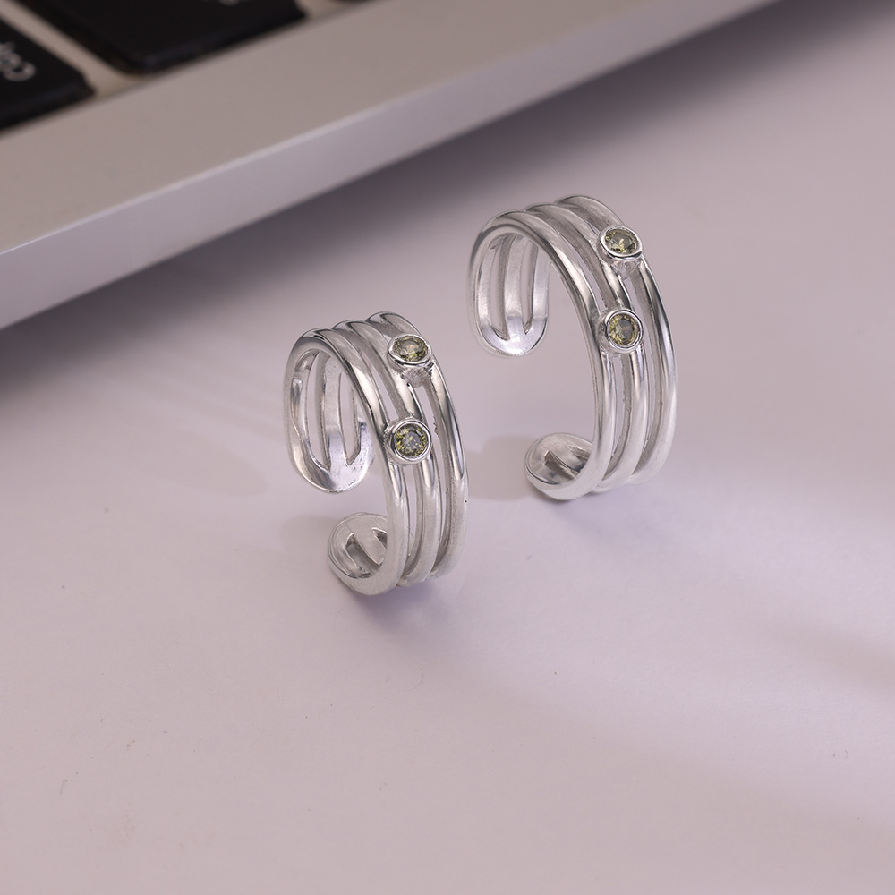 Silver Toe Rings for Women: Adjustable Bichiya & More | Mia by Tanishq