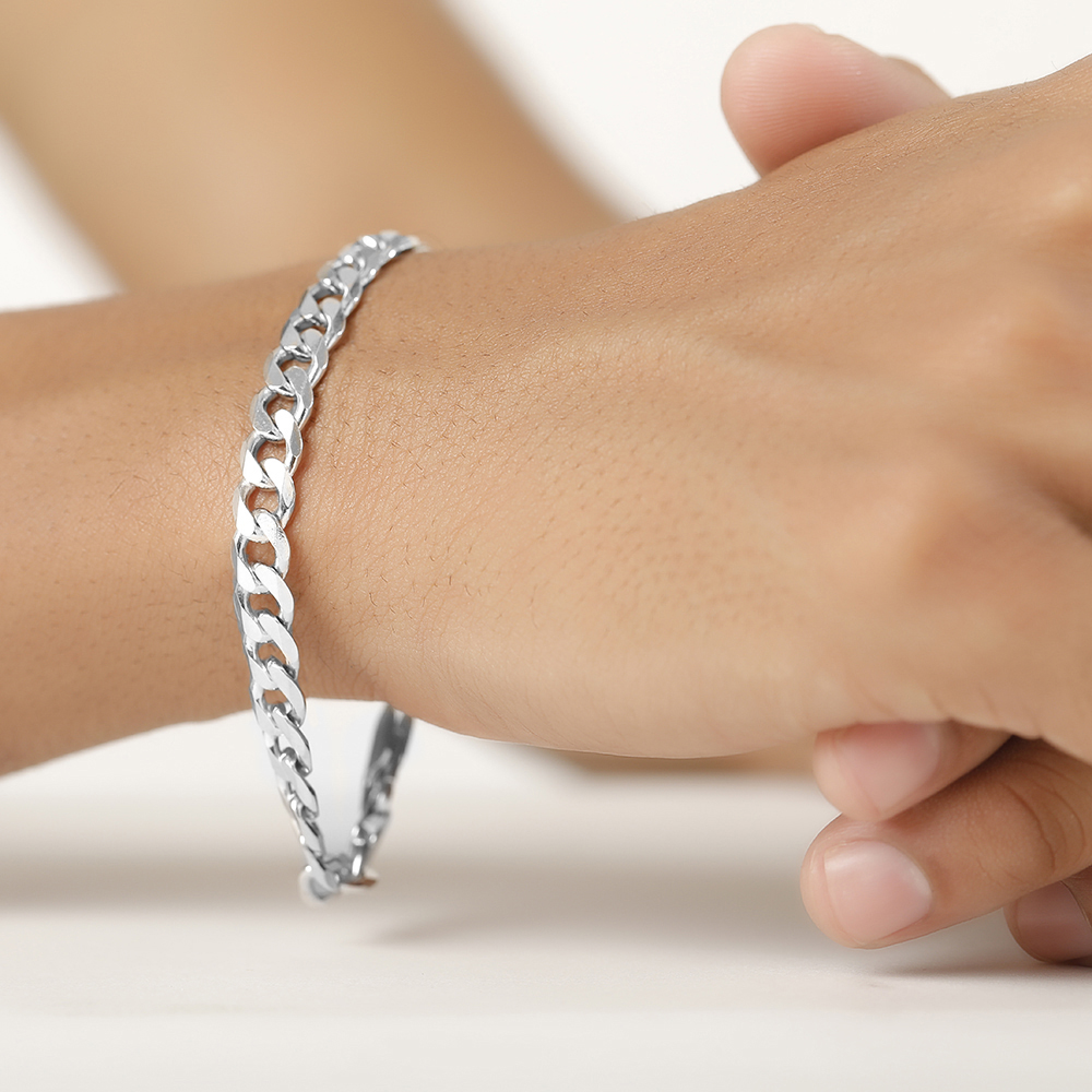 925 Silver Unique Subtle Bracelet for Men