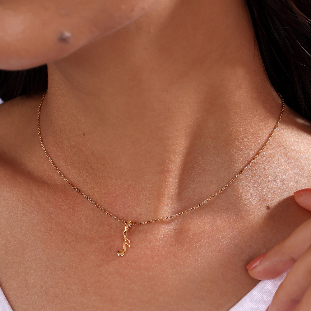 Buy Quaver Touch 14KT Gold Pendant Online | Mia by Tanishq