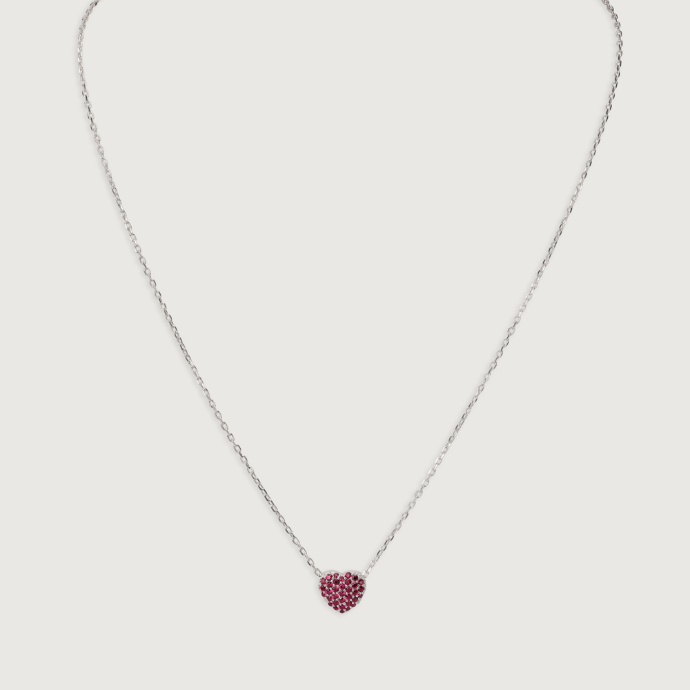 Buy Pretty Pink Silver Necklace for Women Online | Mia by Tanishq