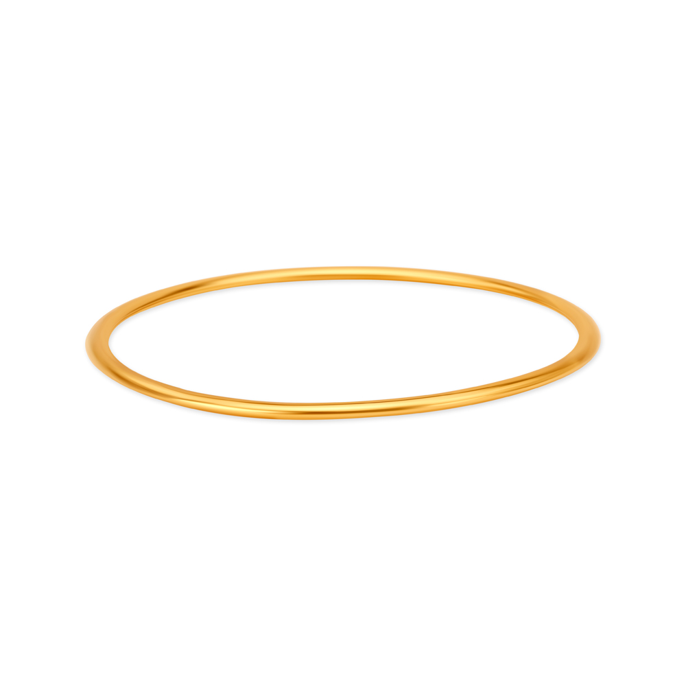 Buy 22KTYellow Gold Classy Sleek Bangles Online | Mia by Tanishq