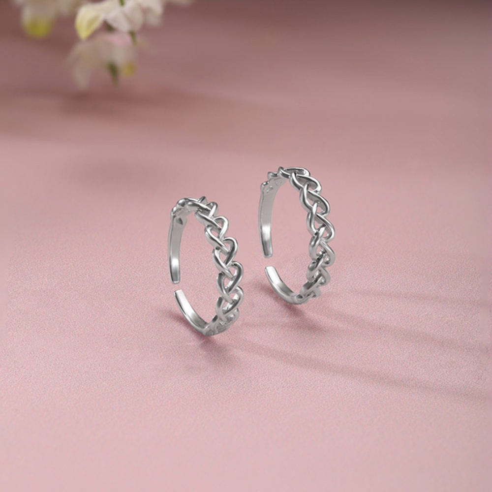 Toe Rings: Buy Minimalist Silver Toe Ring Designs for Women | Mia by ...