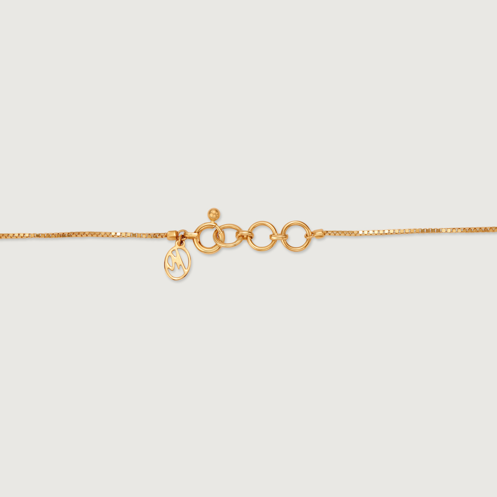 Buy Heart of Amethyst 14 Kt Gold Chain and Pendant Online | Mia by Tanishq